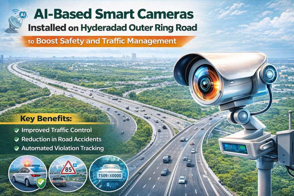 AI-Based Smart Cameras Installed on Hyderabad Outer Ring Road ...